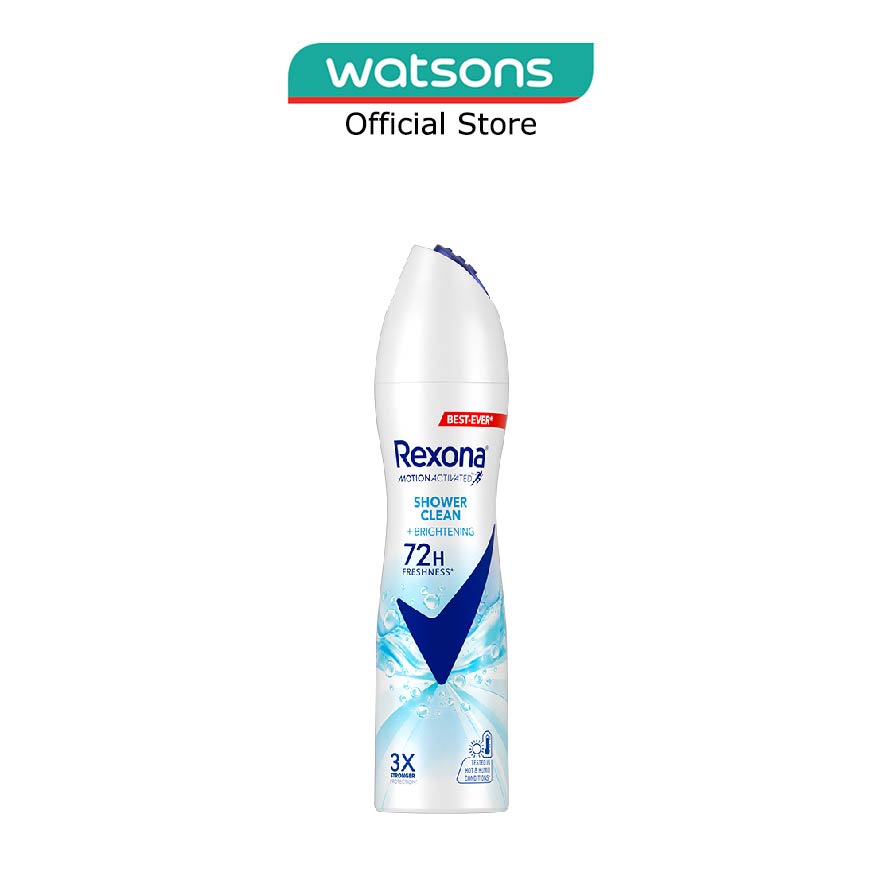 REXONA Shower Clean And Brightening Anti Perspirant With Motion ...