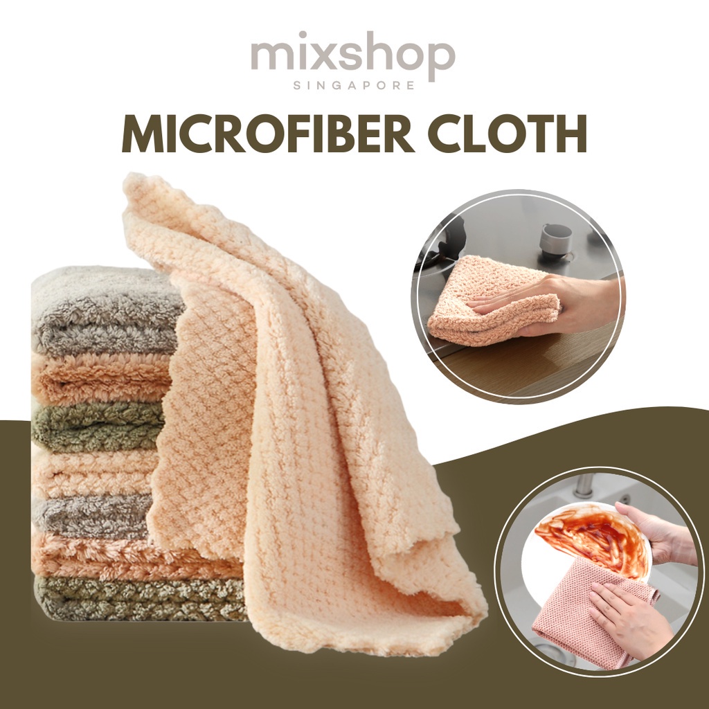 mixshop Premium Microfiber Cloth, Kitchen Towel, Household Multi ...