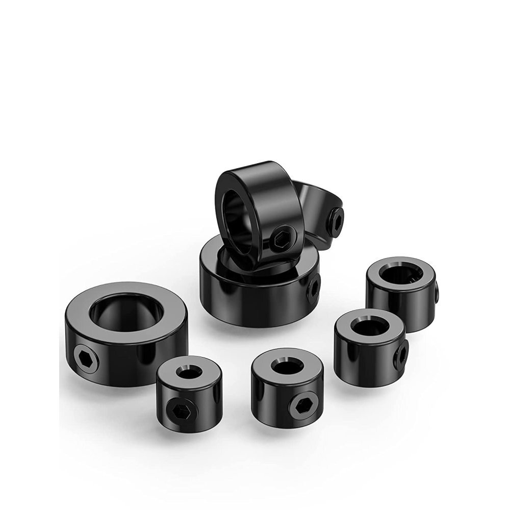 Drill Depth Stop Bit Collar Set Adjustable Positioner Limit Ring Allen ...