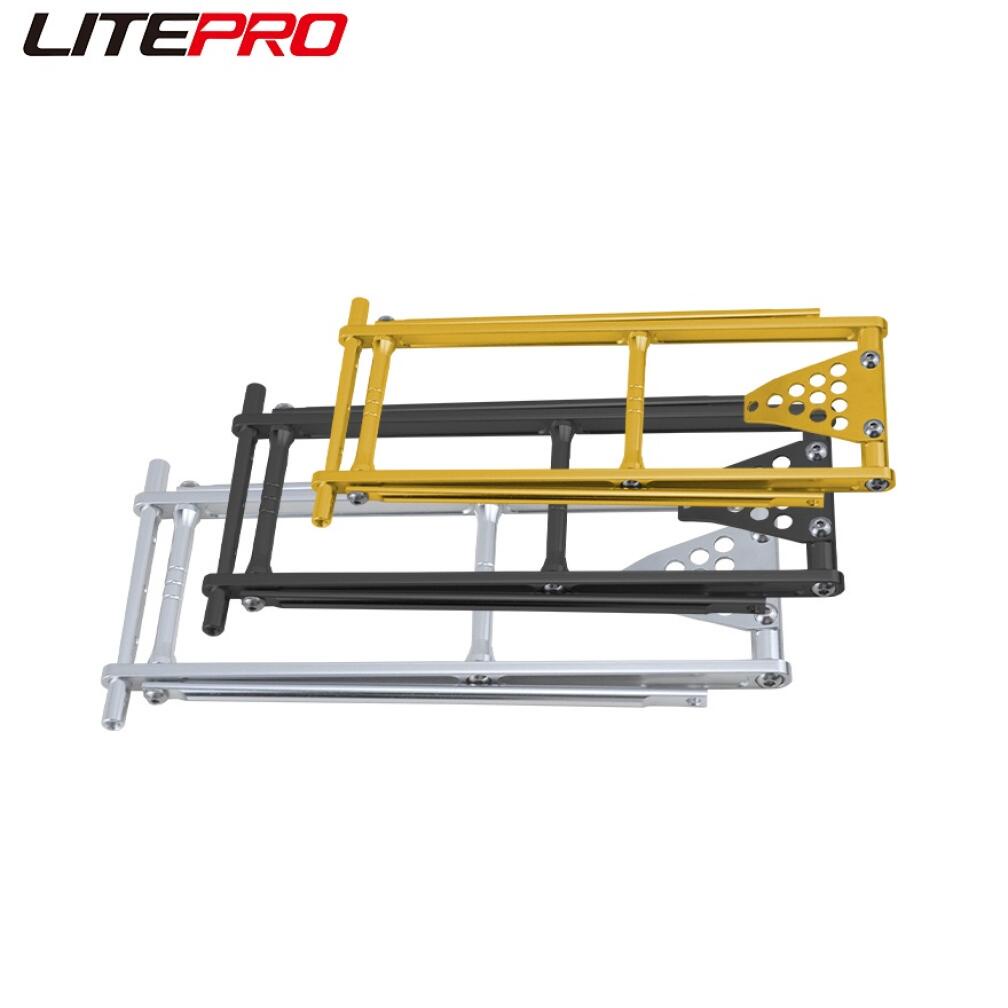 Litepro For Brompton Bicycle Foldable Rear Cargo Rack Portable Luggage ...
