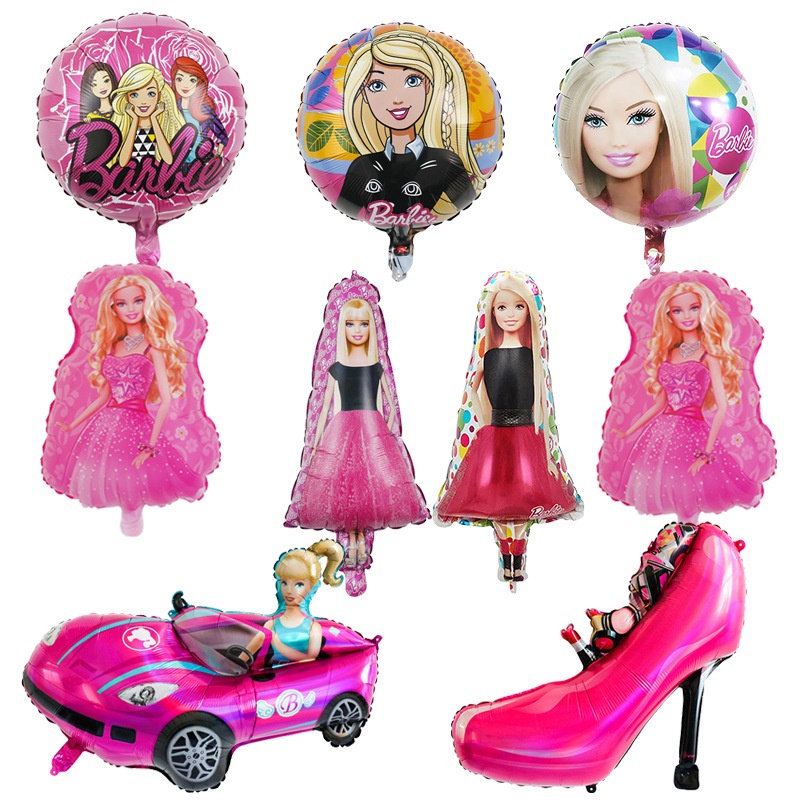 Barbie Themed Party Barbie Princess Birthday Decoration Aluminum Film ...