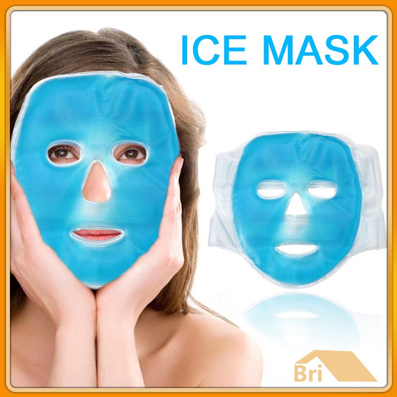 Reusable Cold Compress Gel Ice Pack Face Mask Fatigue Cold Gel Face ...