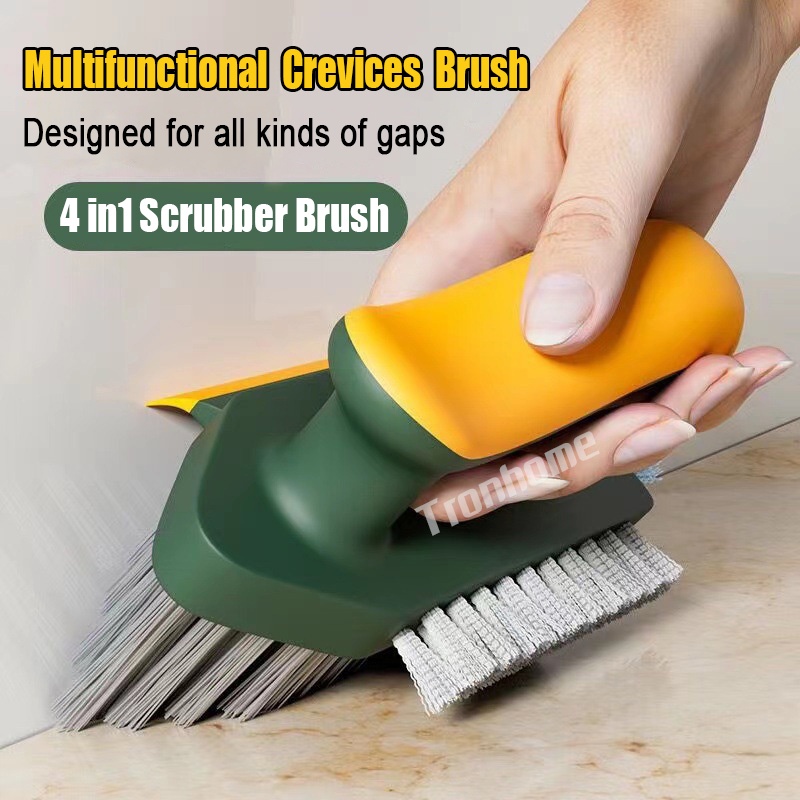 4 In 1 Crevices Brush Deep Cleaning Scraping Brush Bathroom Kitchen ...