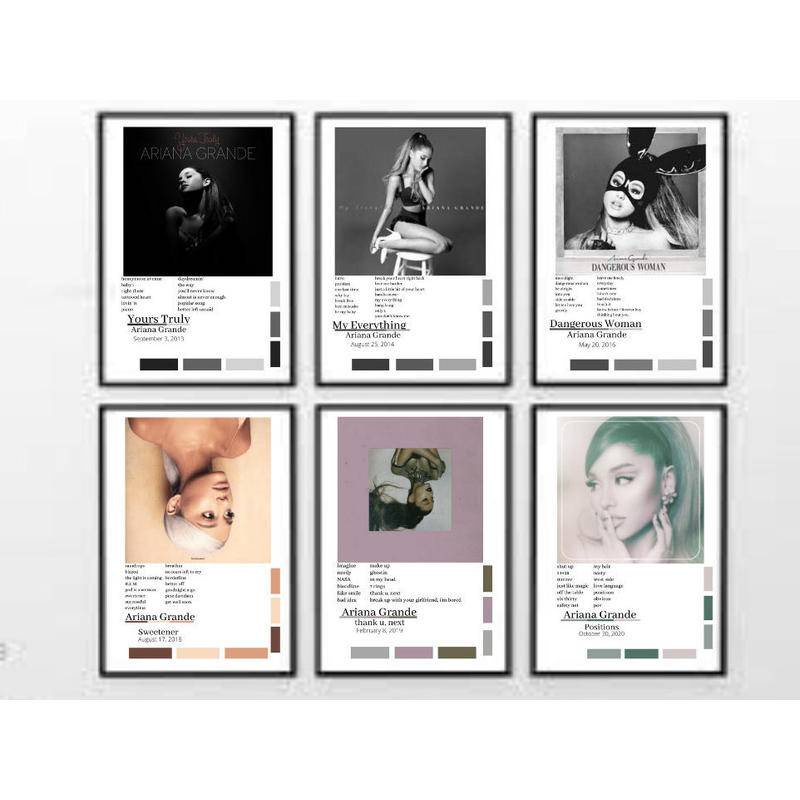 Ariana Grande Poster, Album Poster / Album Cover Poster / Music Decor ...