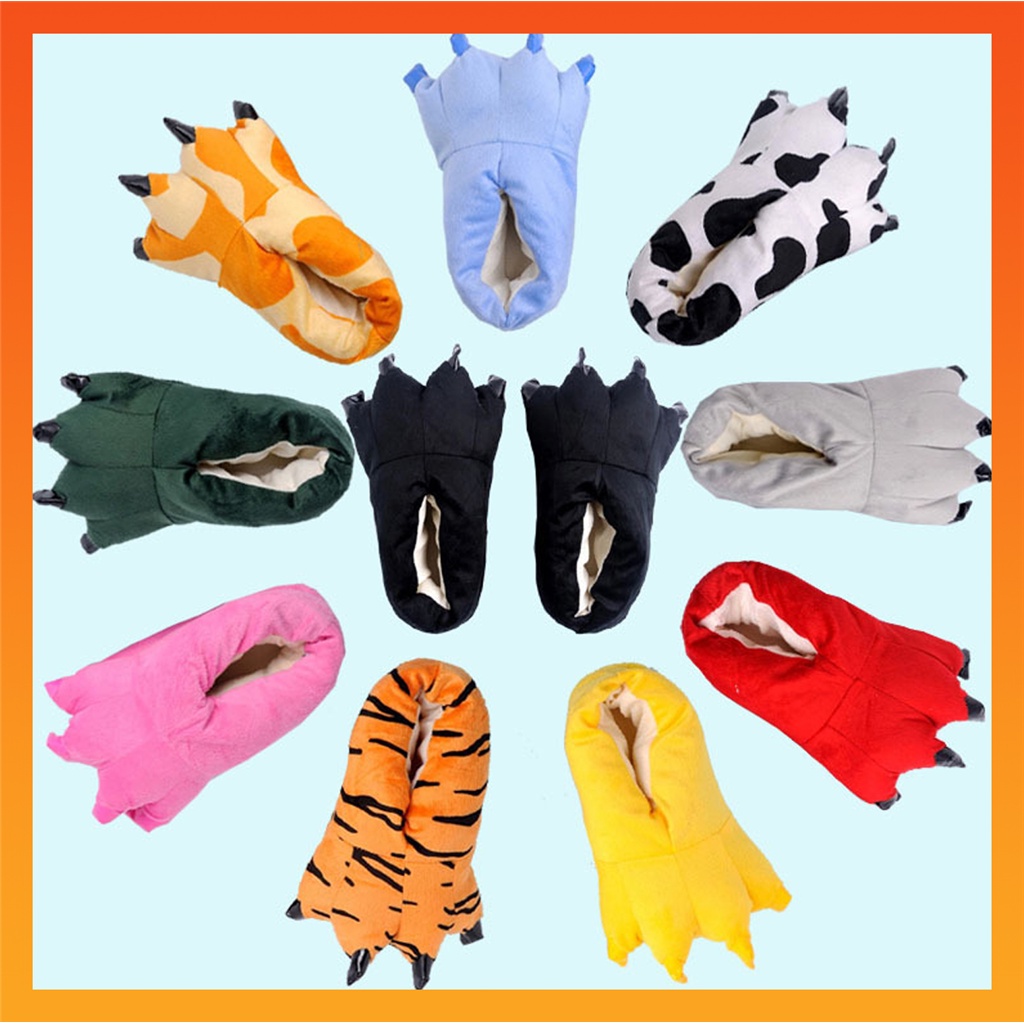 Plush Indoor Home Slipper Women Men Soft Warm Cartoon Slippers Unicorn ...