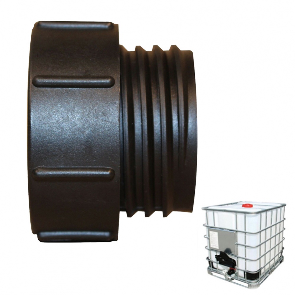 IBC Tank Connector Fine Thread Adapter 2 Inch BSP to S60x6 Coarse ...