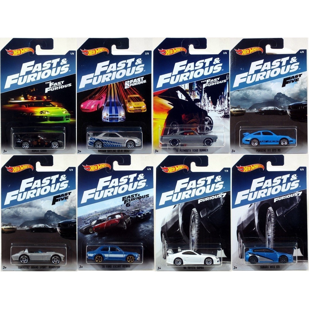 Hot Wheels FAST & FURIOUS Speed and Passion Series Speedmaster 1/64 ...