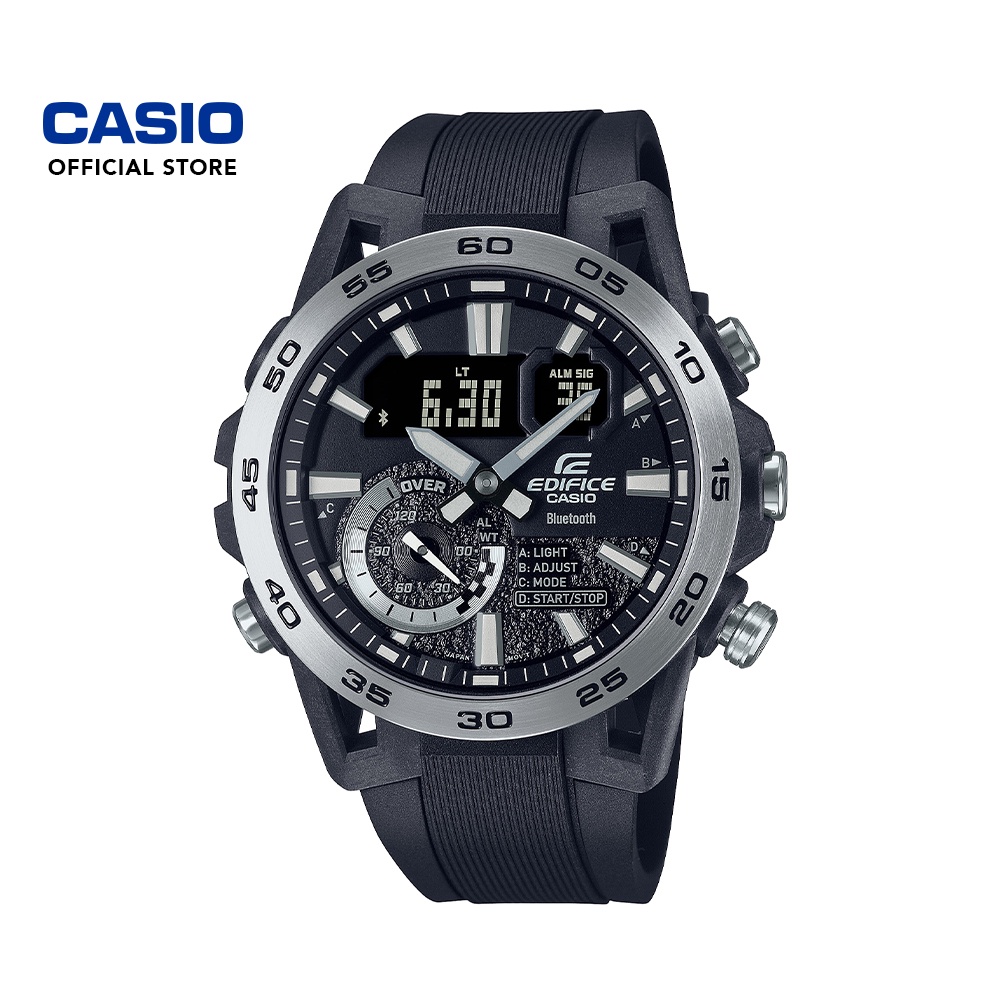 CASIO EDIFICE SOSPENSIONE ECB-40P Smartphone Link Model Men's Analog Digital Watch Resin Band ...