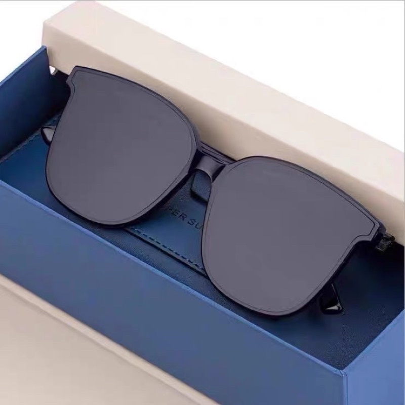 Spec Viral Sunglasses Spek Hitam Korean Square Plain Black Cermin mata ...