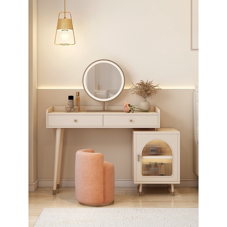 [Pre-order]Solid Wood Dressing Table Modern Simple Bedroom Bedside ...
