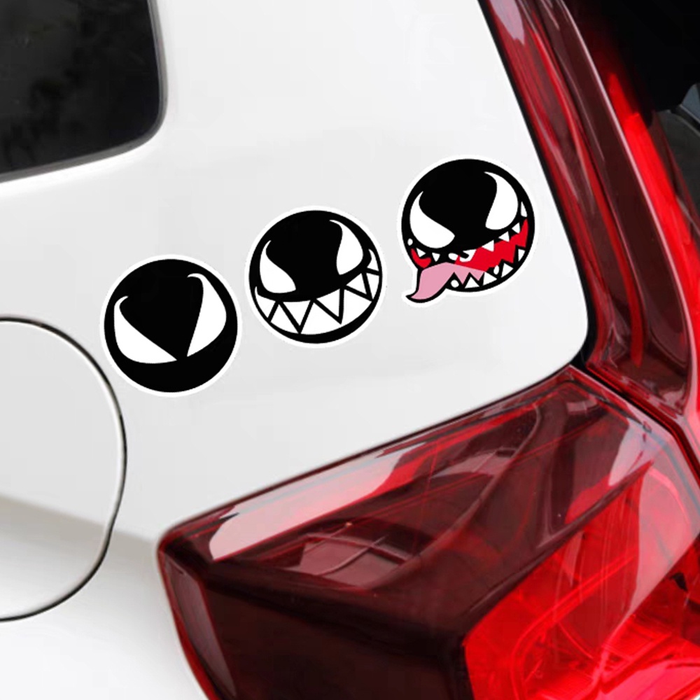 Avengers Marvel Venom Expression Reflective Car Stickers Decor ...