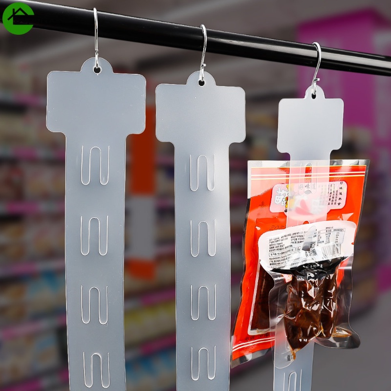 Transparent Merchandise Display Hooks / Snack Plastic Hanger Rack ...