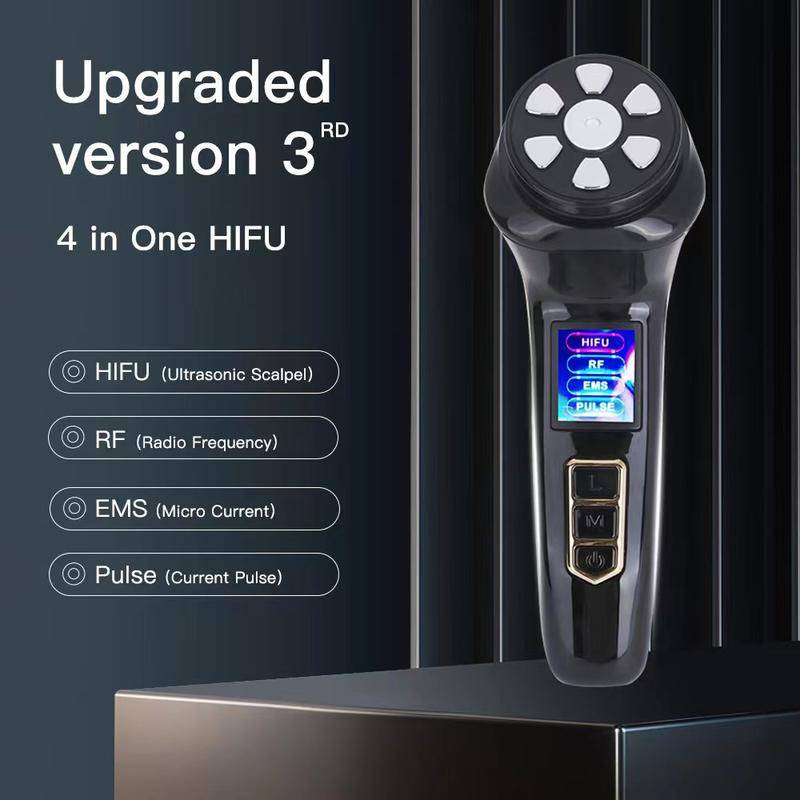 4-in-1 Upgraded Ultrasonic Knife HIFU RF EMS PULSE Portable and Effective Skin Rejuvenation with ...