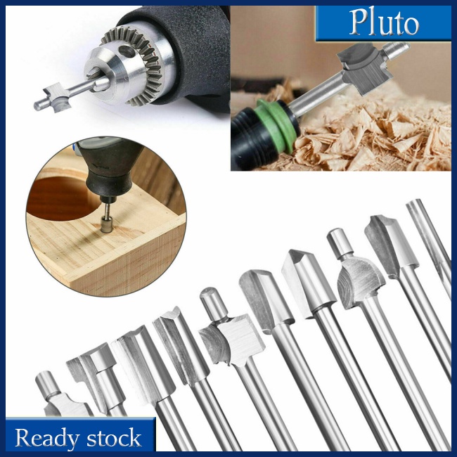 NEW 10pcs Metal Multi-function Hss Router Drill Bit For Dremel Rotary ...