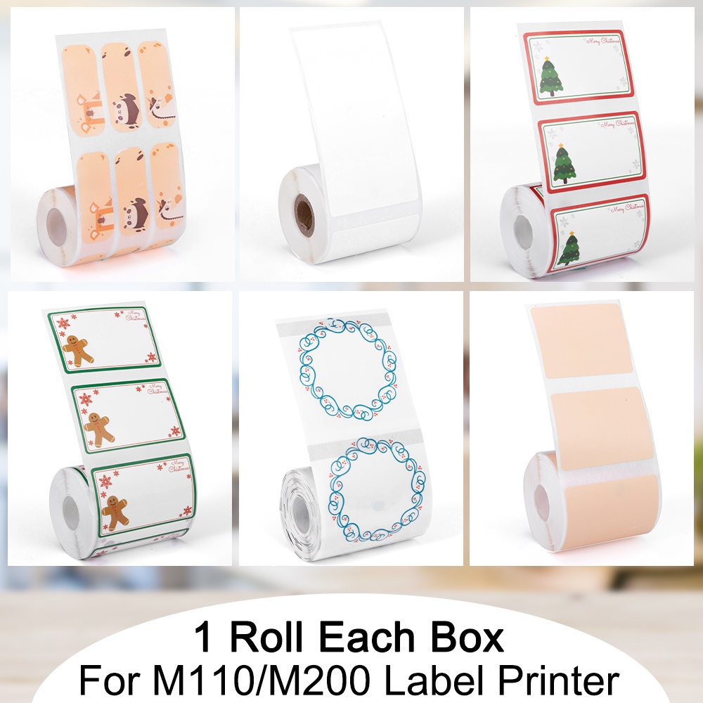 Phomemo Thermal Paper Label Sticker for M110/M200/M108/M120/M220 Label ...