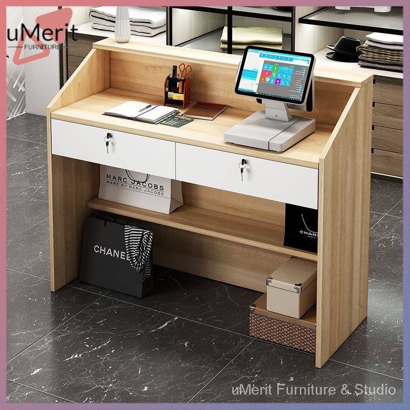 Bar Counter Cashier Small Simple Counter Company Reception Desk Beauty ...