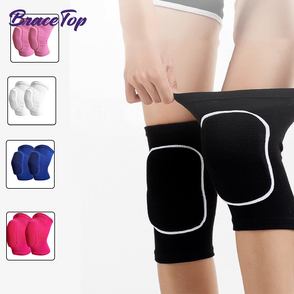 【1 Pair/2PCS】BraceTop 1 pair kids adult knee pads volleyball knee pads ...