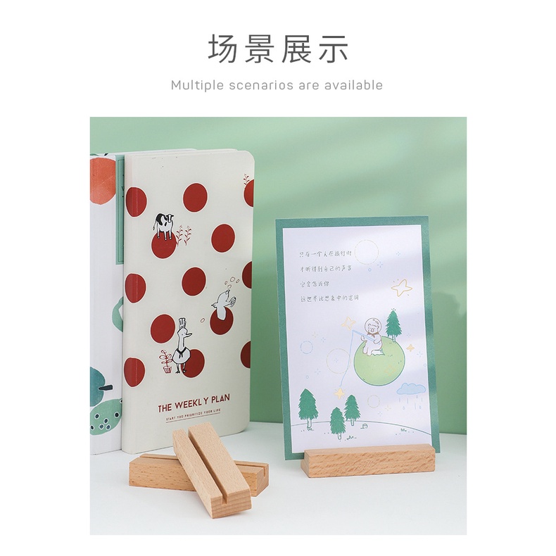 Memo Holder Desktop Note Pad Dispenser Ins Style Pen Holder Multi ...