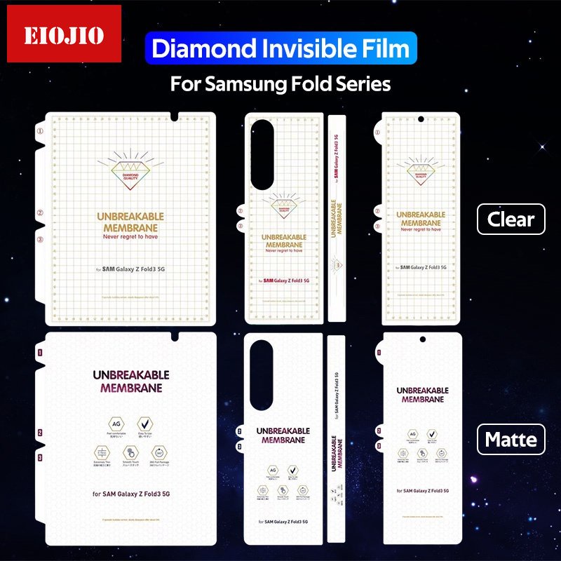 Unbreakable Membrane HD&Matte Screen Protector for Samsung Galaxy Z ...