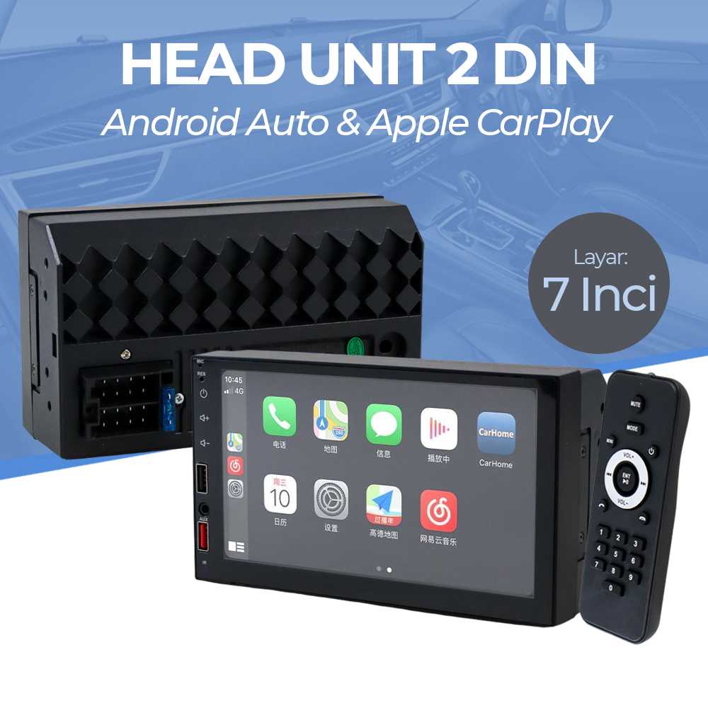 Zuidid Head Unit CarPlay Double Din Bluetooth 5.1 - X2S [Kafii ...