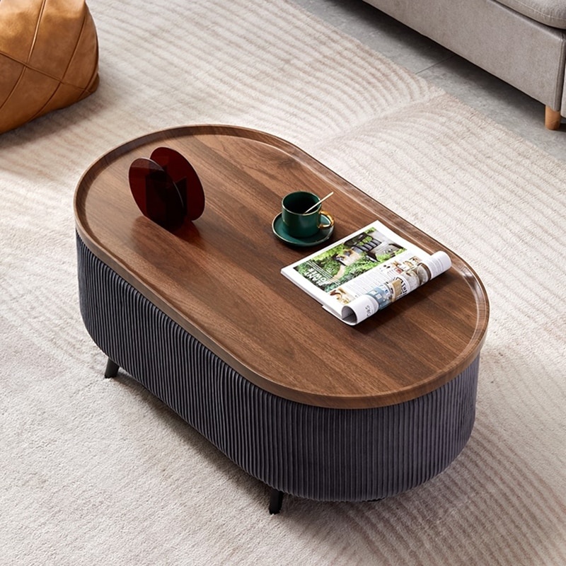 Aesthetic Luxury Coffee Table Oval Nordic Bedside Living Room Coffee ...