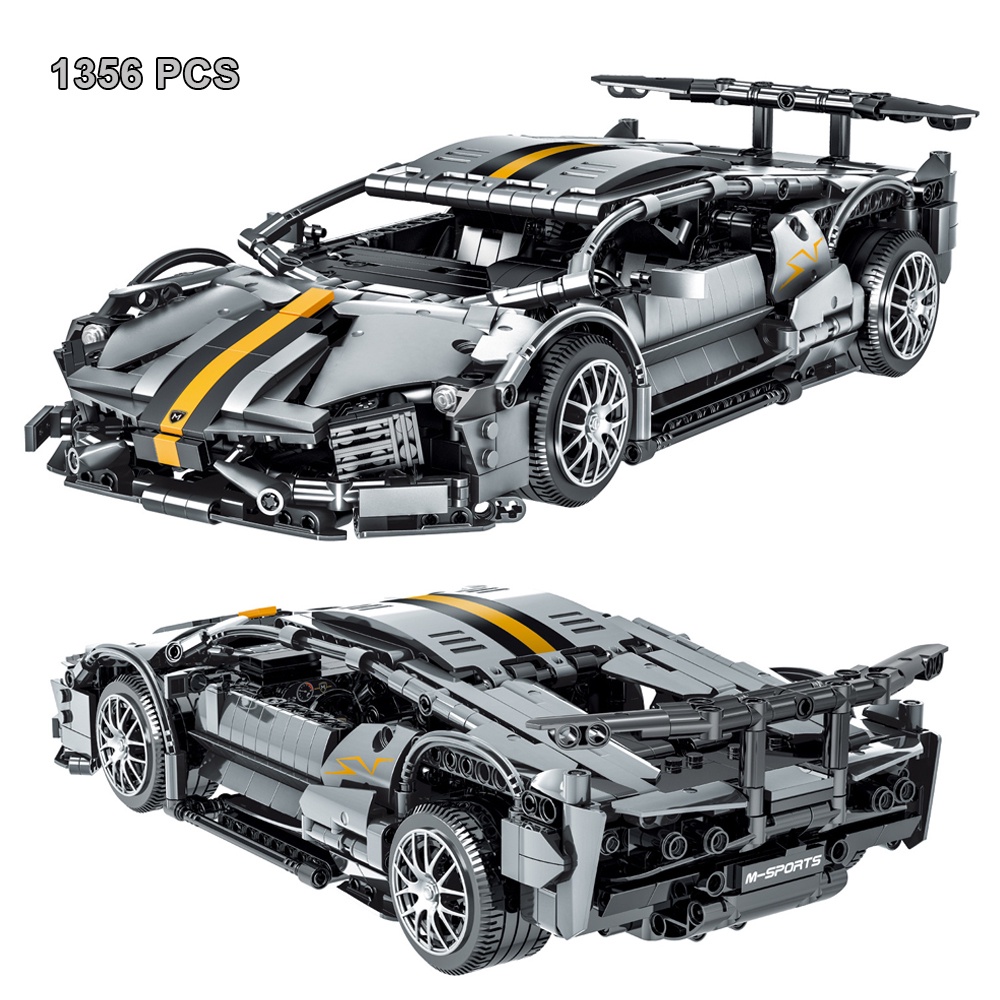 1356PCS Technical Sport Car Lamborghinie Building Blocks Expert Racing ...