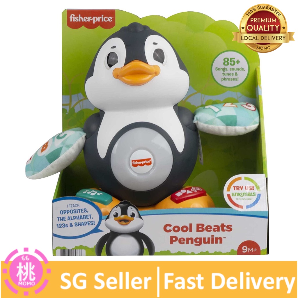 Fisher Price Linkimals Learning Toy Cool Beats Penguin With Interactive ...