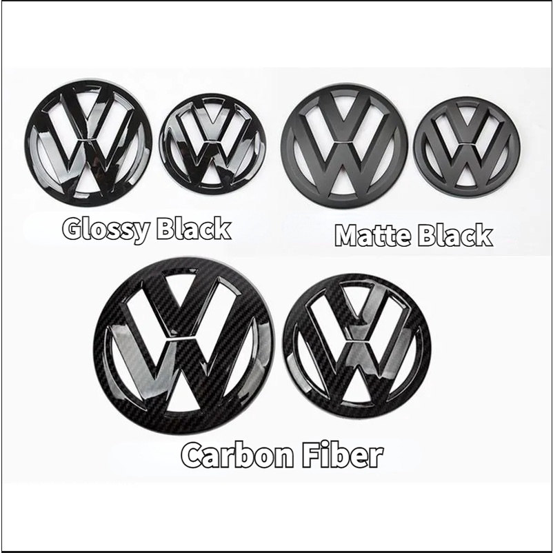 【Ready Stock】2pcs Car Front Grill Badges Rear Trunk Emblem Lid Covers ...