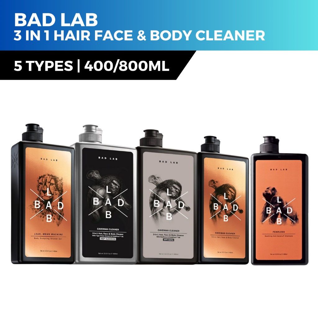 BAD LAB Hair Face & Body Cleaner 400ml 800ml Classic Anti Aging ...