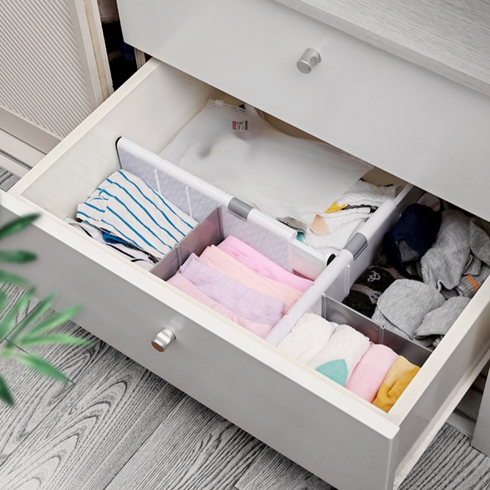 Extendable Drawer Partition - Storage Divider Kitchen Cabinet Wardrobe ...