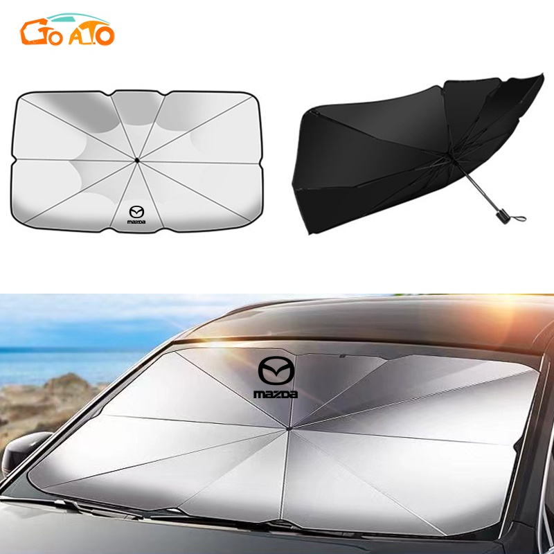 GTIOATO Car Sun Shade Foldable Car Sunshade Umbrella Car Parasol Auto ...