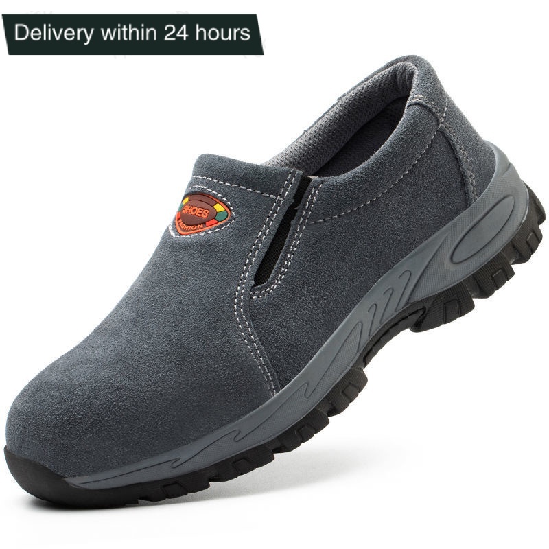 2024 safety boots men labor insurance shoes men's anti-smashing anti ...