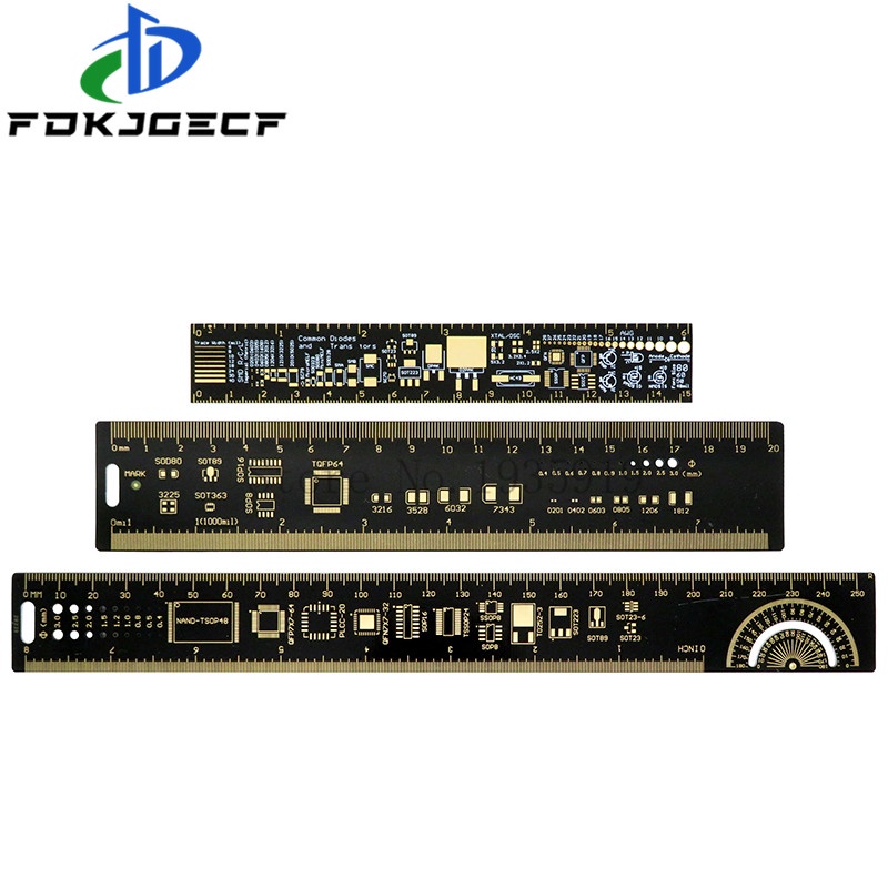 3 Type 15cm 20cm 25cm PCB Ruler Multi-functional Measuring Tool ...