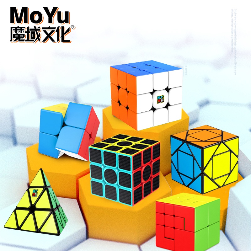 MoYu Meilong 2x2 3x3 Speed Cube Professional Special Cube MoYu Mirror ...