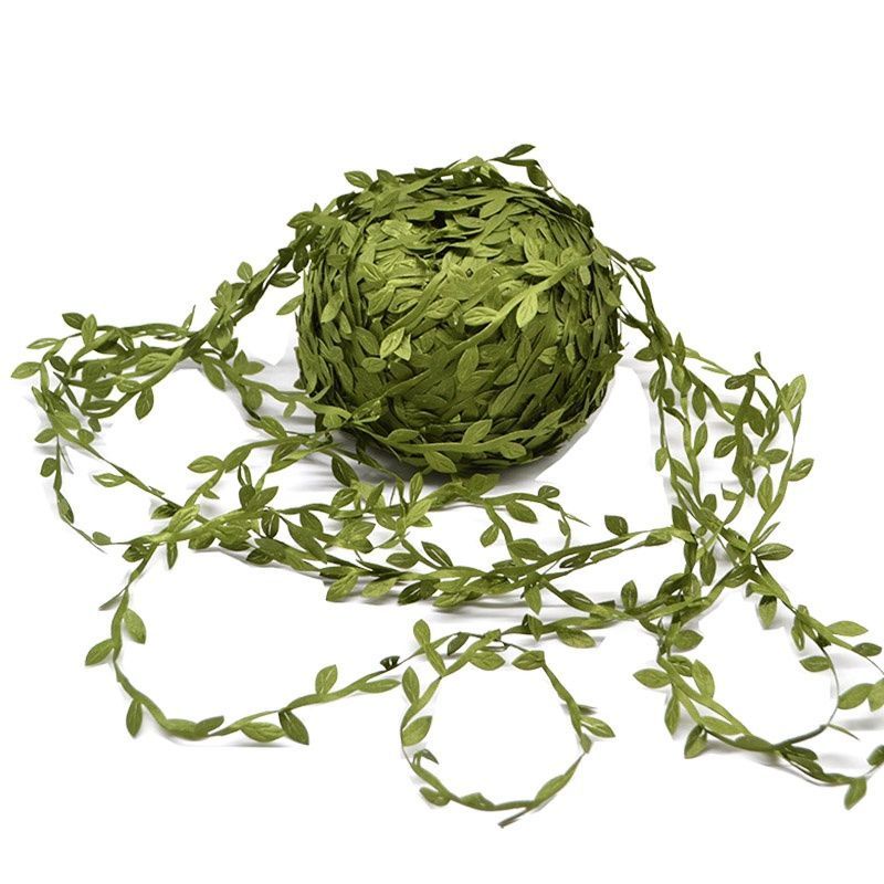 Artificial Vines Fake Hanging Plants Leaves Ribbon Leaf Vine Trim ...
