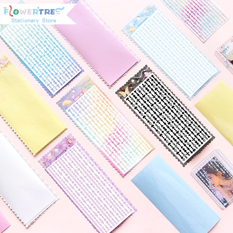 4 Pcs Chain Stickers Journal Scrapbook Decor Sticker | Shopee Singapore