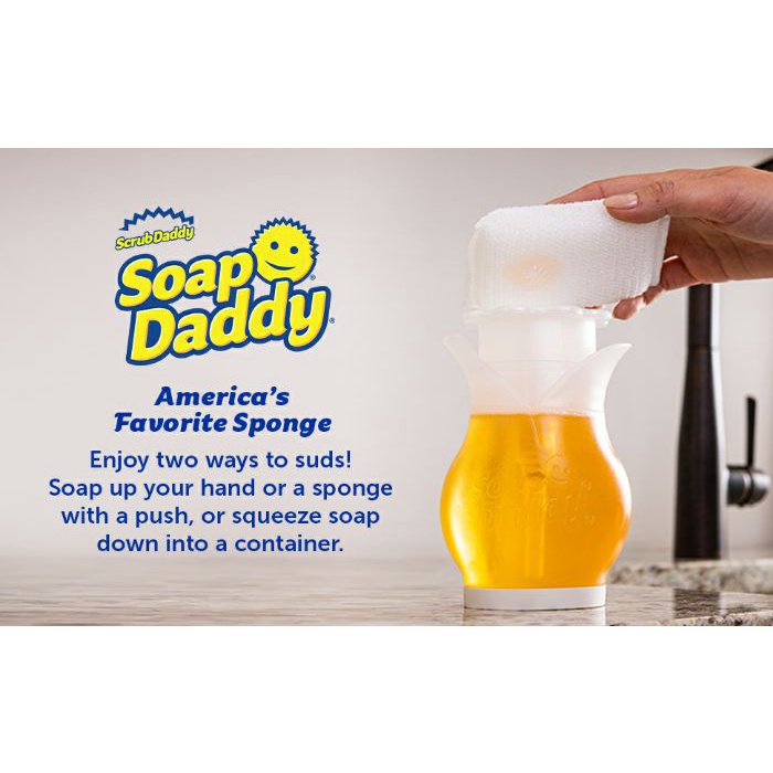 [Scrub Daddy MY] Soap Daddy Dual Dispenser by Scrub Daddy White ...