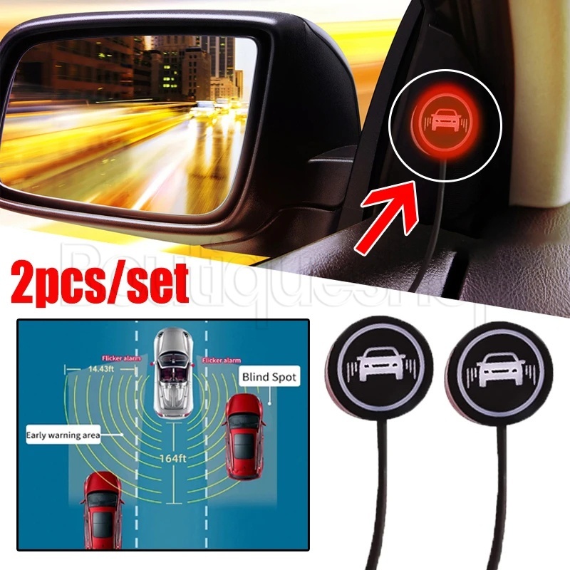 2Pcs Vehicle Blind Zone Monitoring Indicator Car Signal Lamp Safety ...