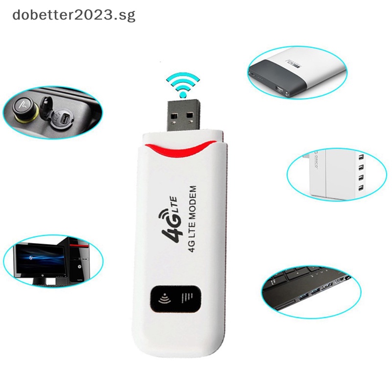 [DB] 4G LTE Wireless Router USB Dongle 150Mbps Modem Mobile Broadband Sim Card Wireless WiFi ...