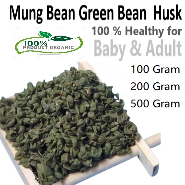 HIJAU Natural Green Bean Mung Bean Husk Green Bean Mung Bean Husk Green ...