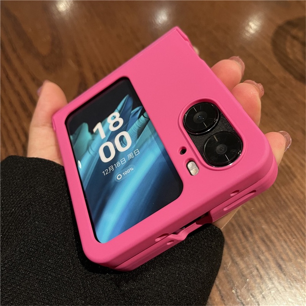 Fashion Luxury Candy Colors Simple Phone Case for OPPO Find N3 FLIP ...