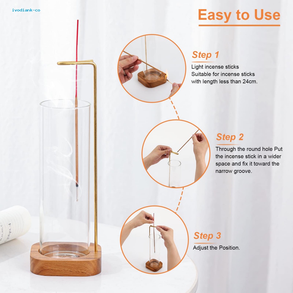 ivodiank 1 Set Aromatherapy Incense Holder Family Supply Upside Down ...