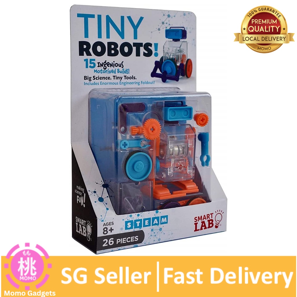 SmartLab Toys TINY Robots with 15 Ingenious Motorized Builds. Big ...