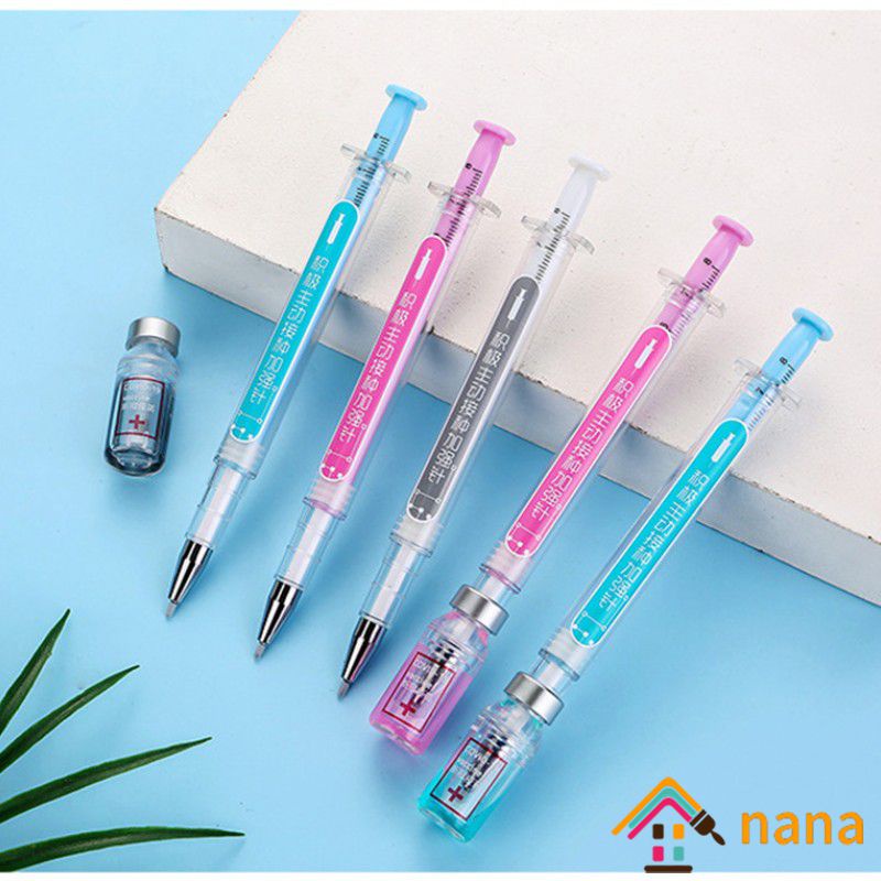 New Syringe Neutral Pen Simulation Injection Syringe Shape Black ...
