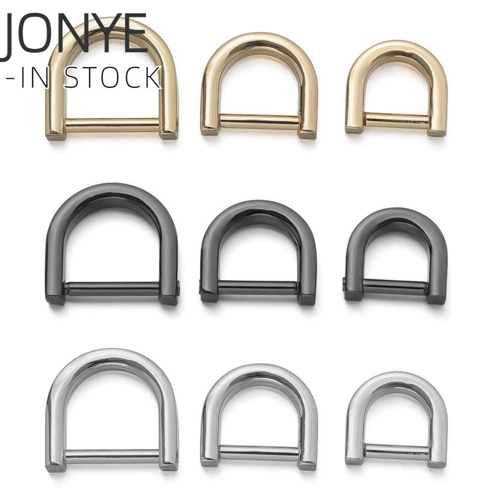 JONYE D Ring Buckle Metal Detachable Shoulder Webbing Buckle Open Screw ...