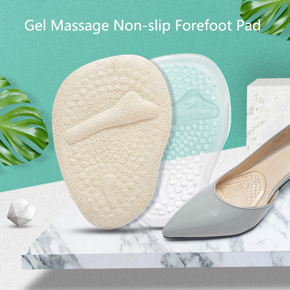 GEL forefoot pad high heels comfortable invisible self-adhesive half ...