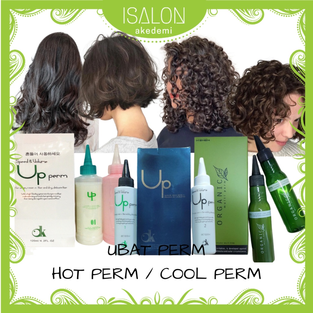 [ UBAT PERM ] KOREA ORGANIC PERM WAVE LOTION (GEL/LIQUID) 120ML(1 SET ...