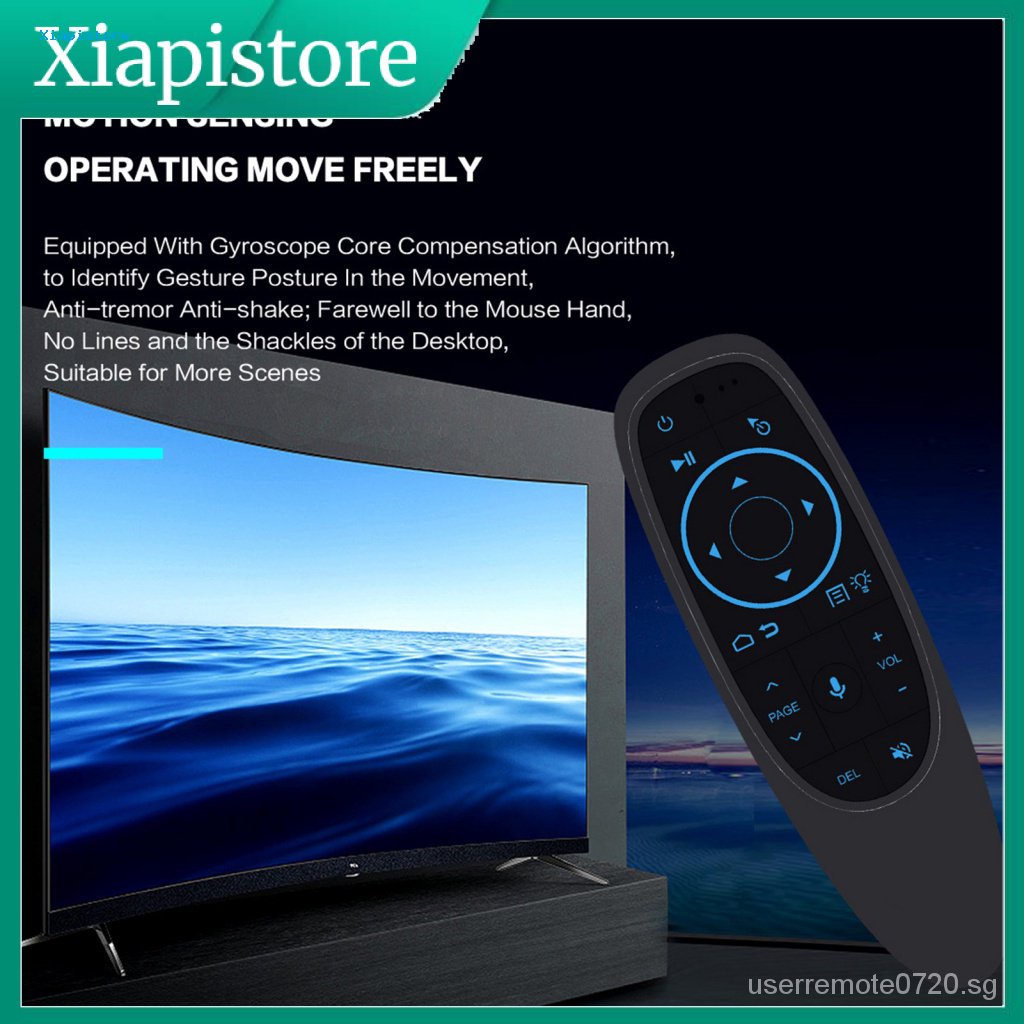[Xiapistore] G10S Pro BT TV Remote Voice Search IR Learning 6 Axis ...