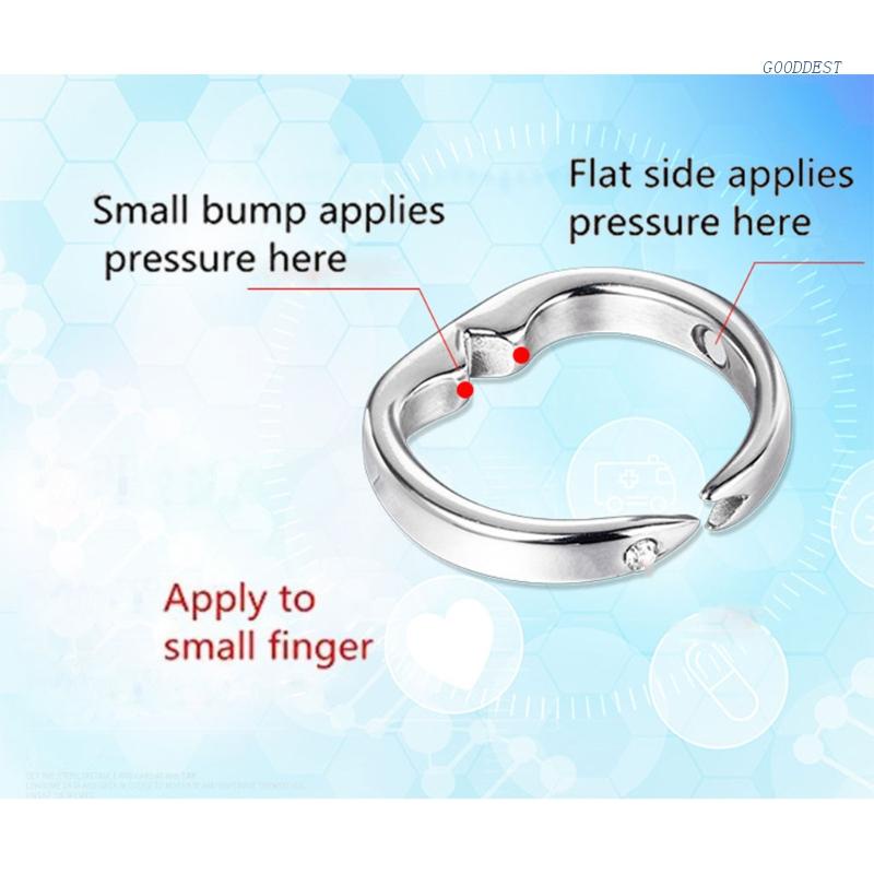 GOO Magnetic Anti-snoring Ring Stopper Sleeping Breath Aid Acupressure ...