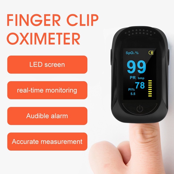 Omron Style Finger Pulse Oximeter OLED Oxymeter Heart Rate Blood ...